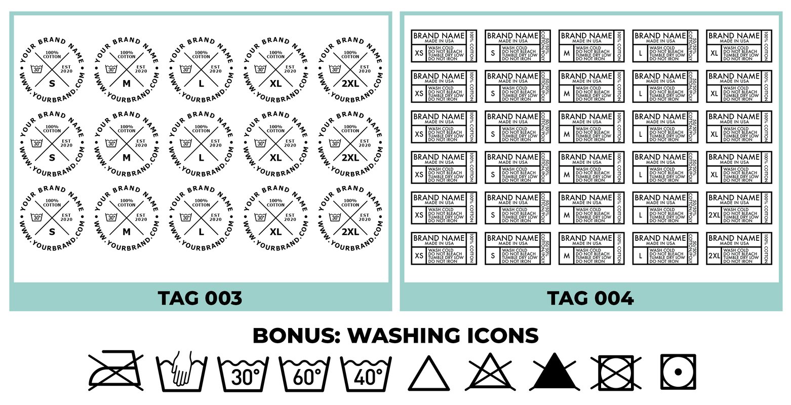 4 Free Tagless Label Templates!